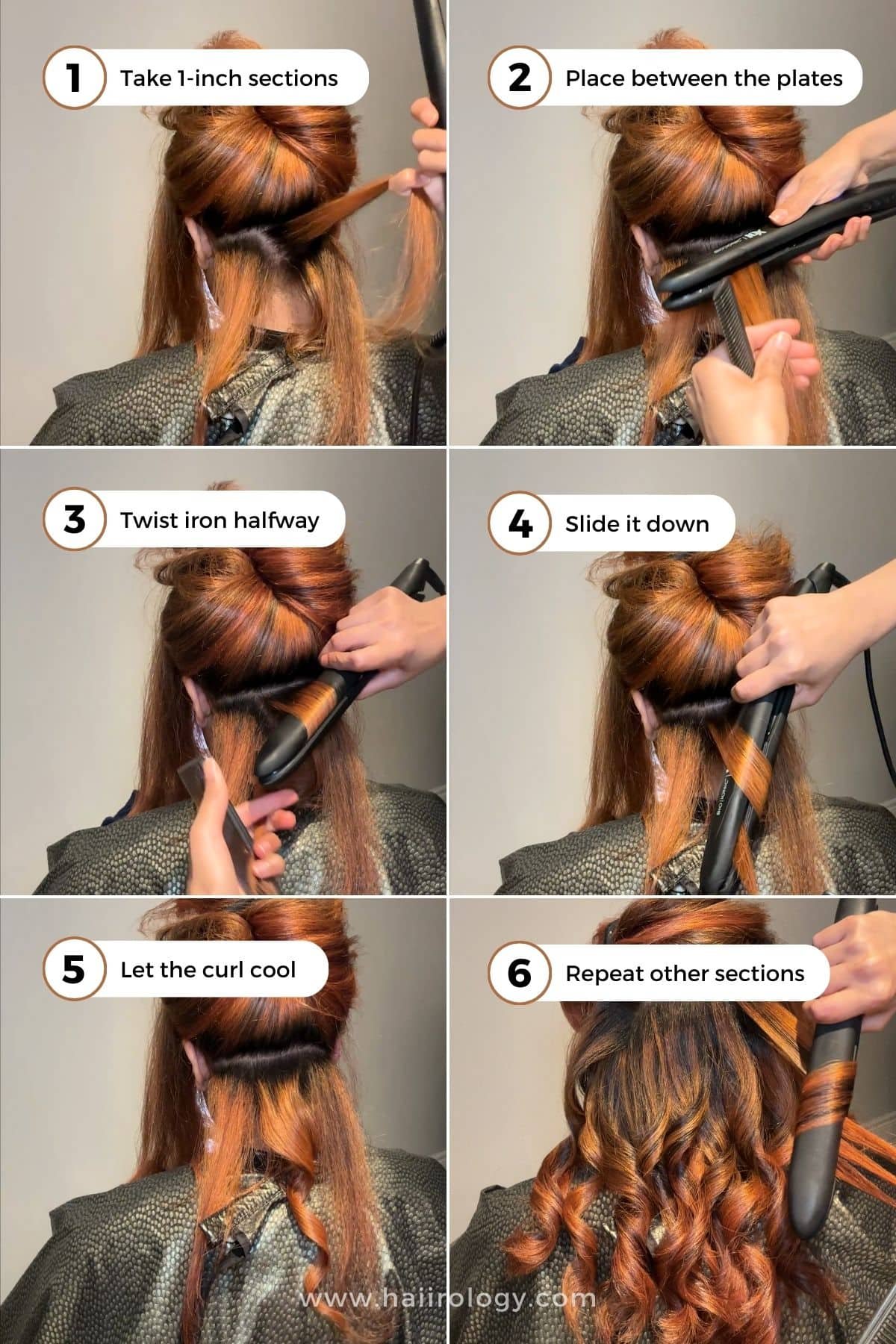 How to Curl Long Hair with a Flat Iron: Beginner-Friendly Video ...