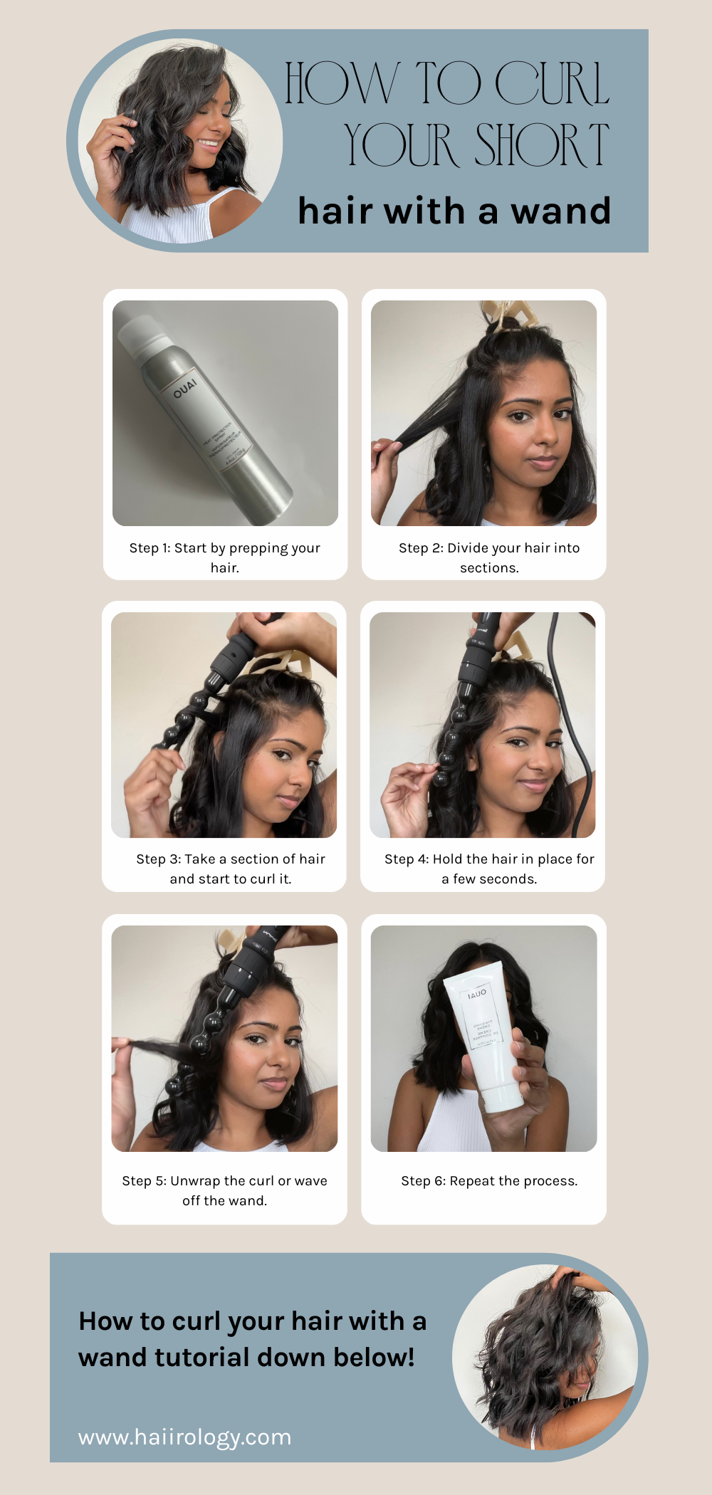 How to Curl Short Hair with a Wand: A Step-by-Step Guide — Haiirology