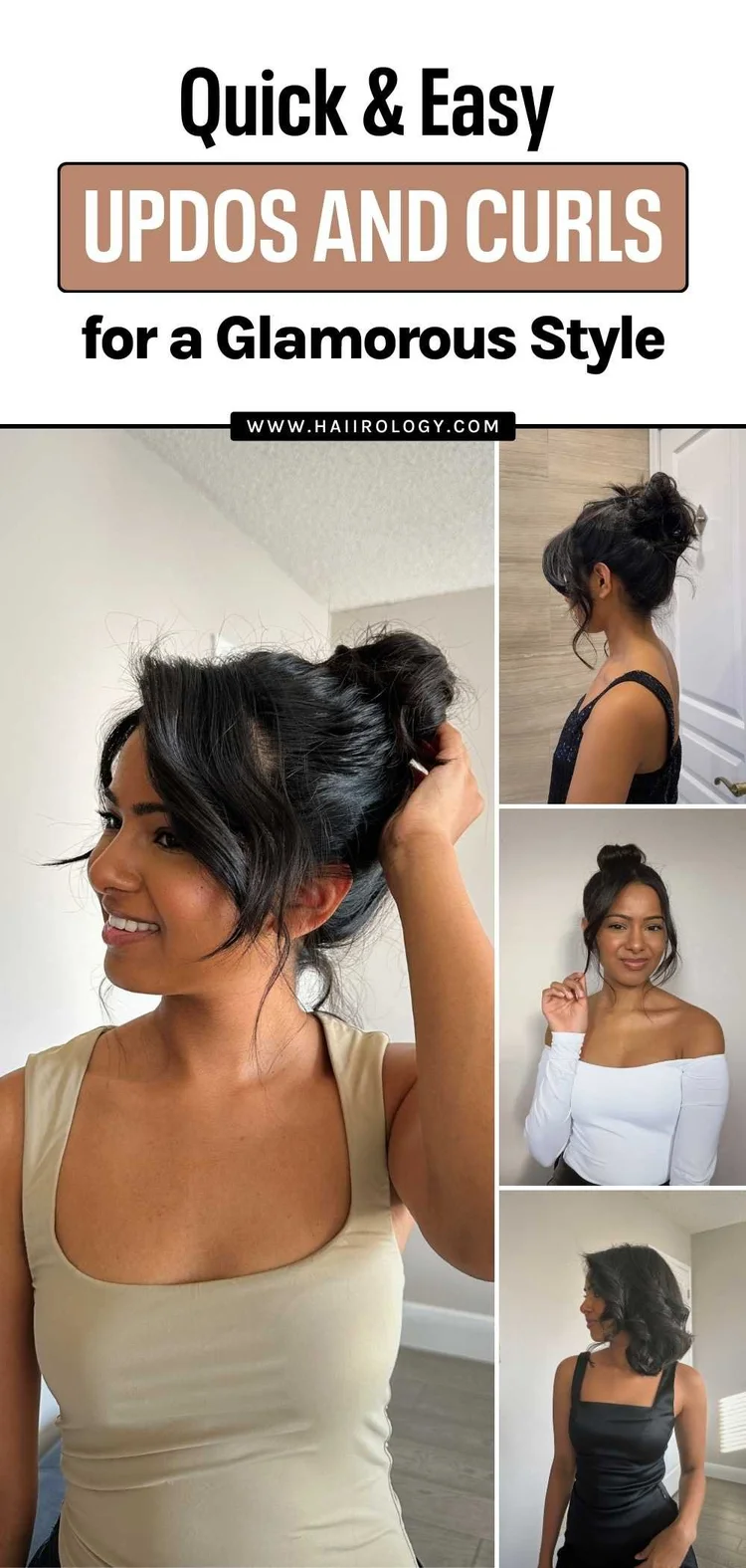 Easy Updos and Curls for a Glam Look — Haiirology