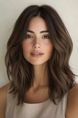 17 Medium-Length Haircuts for Straight Hair (By Face Shape) — Haiirology
