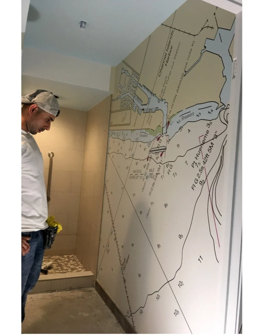 Nautical Chart Wallpaper Blogs-Hotel Renovation - Part Two — Nautical ...