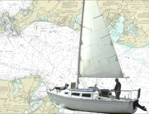 Putting the "art" in Chart — Nautical Chart Wallpaper