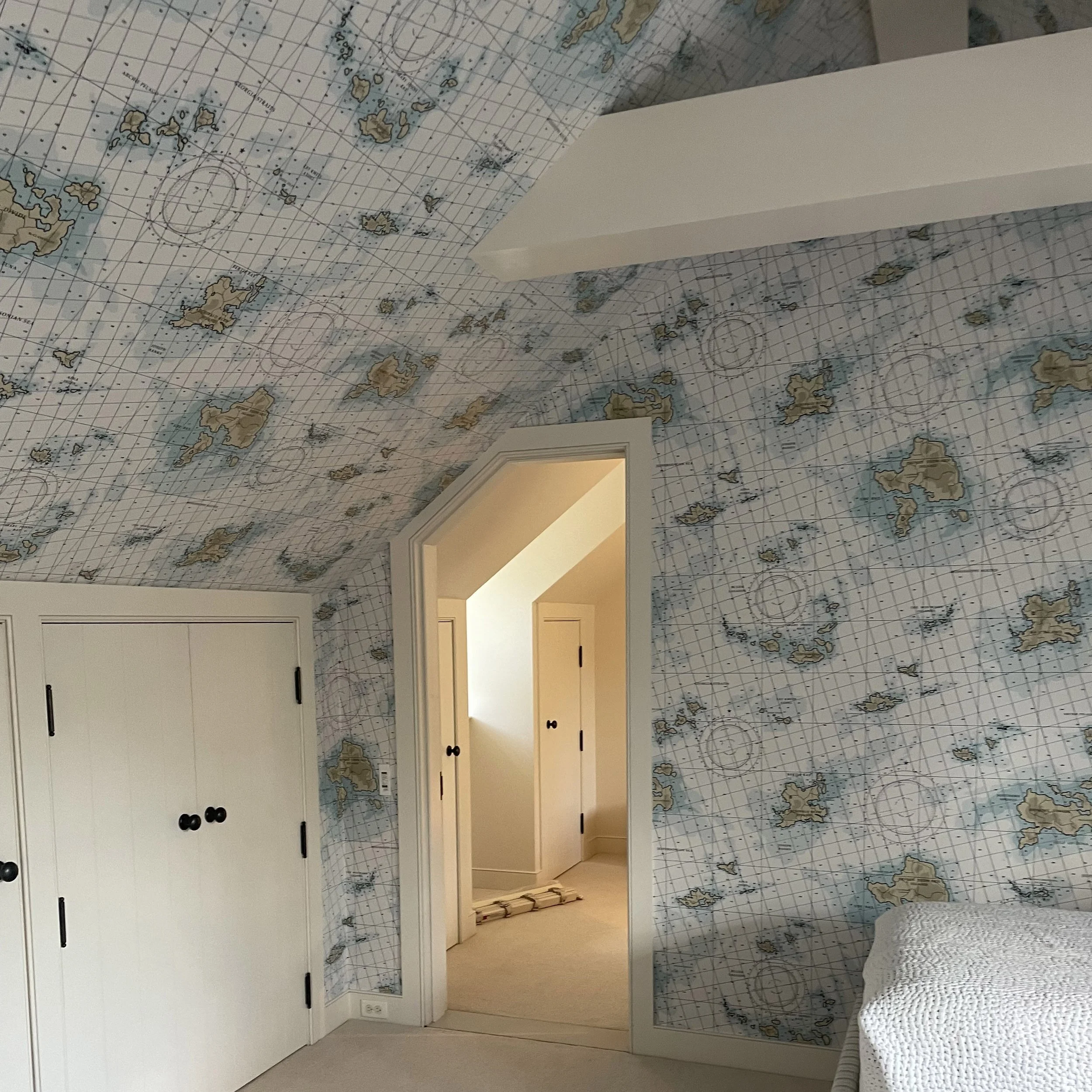 Custom Wallpaper — Nautical Chart Wallpaper The Original Nautical Chart Wallpaper Studio