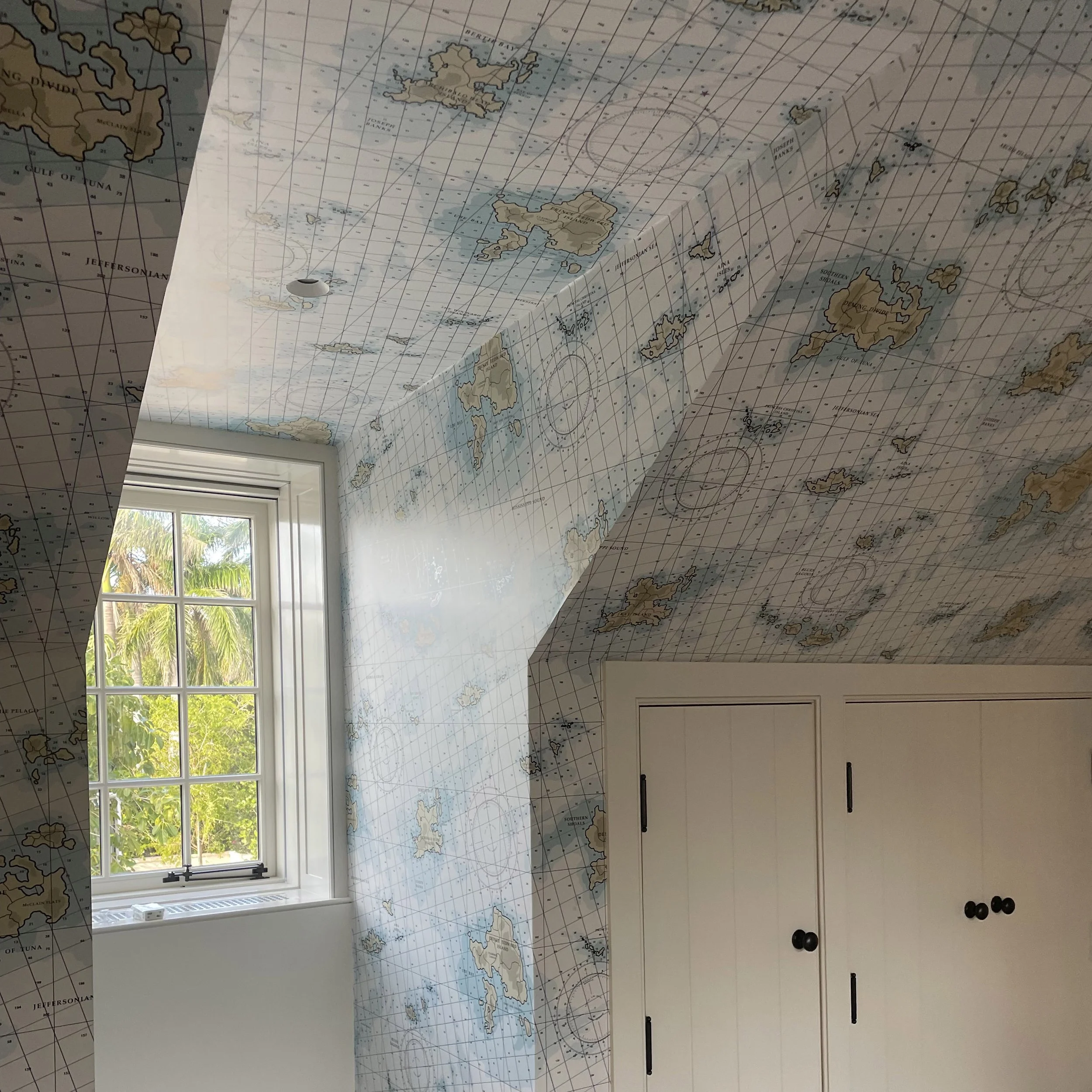 Custom Wallpaper — Nautical Chart Wallpaper The Original Nautical Chart ...