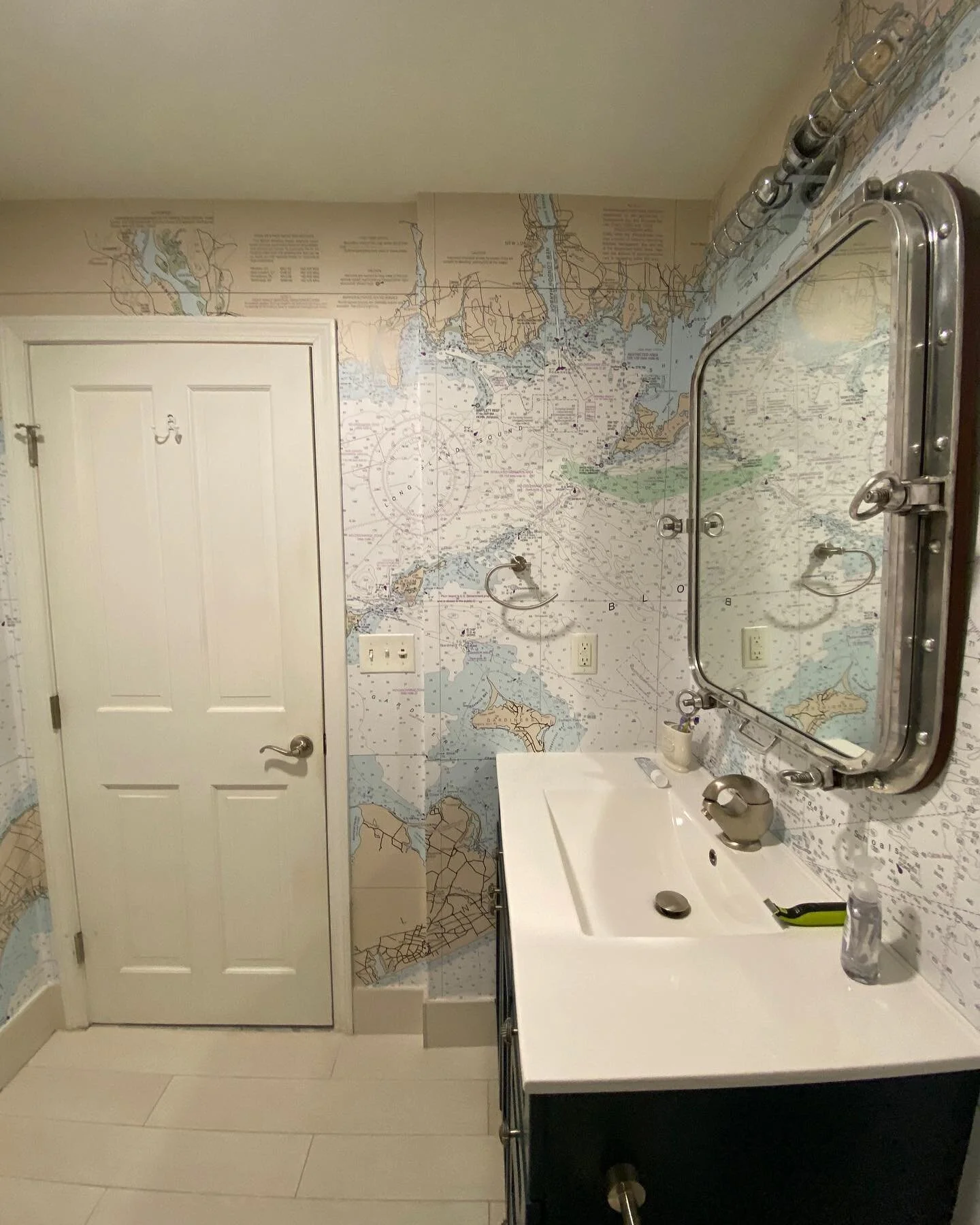 Nautical Maps Wallpaper