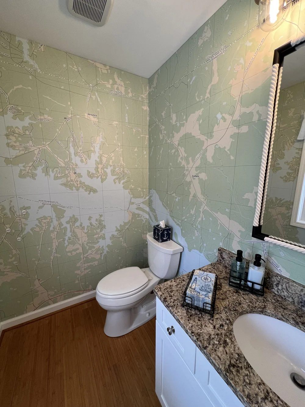 Lake Gaston Shores Topo Map Wallpaper — Nautical Chart Wallpaper The ...
