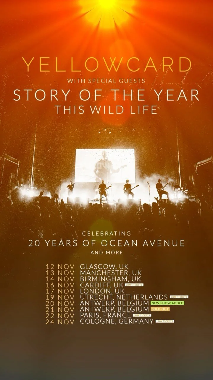 Shows — Yellowcard