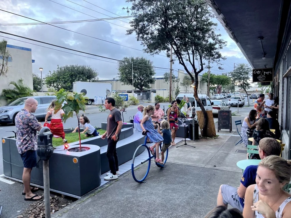 Public Parklets — Better Block Hawaii