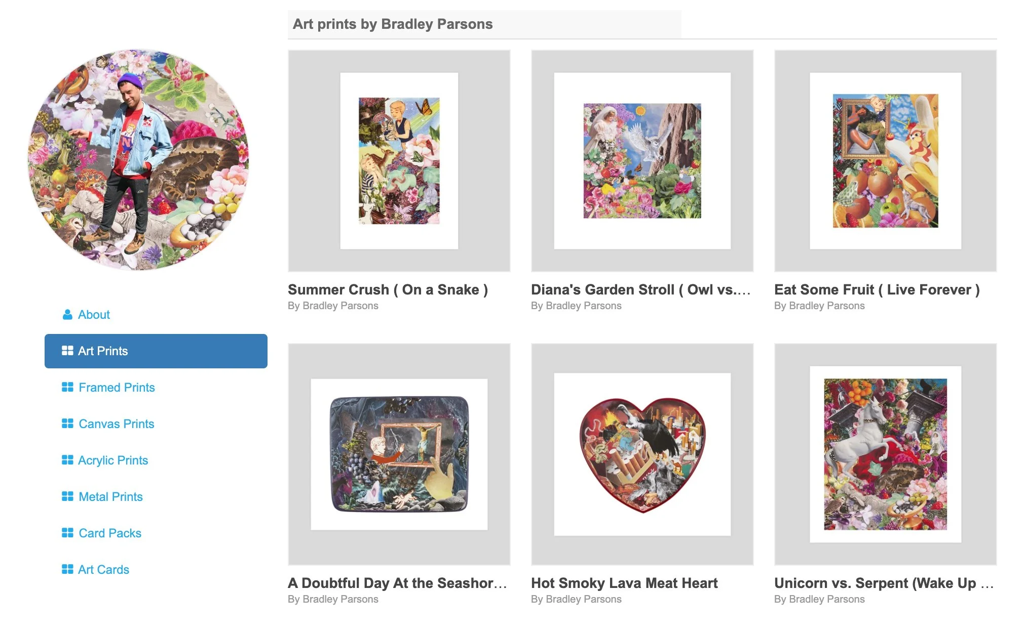 Shop — Bradley Parsons