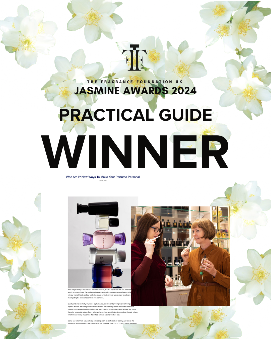 JASMINE AWARDS — The Fragrance Foundation UK | The Artistry of Fragrance