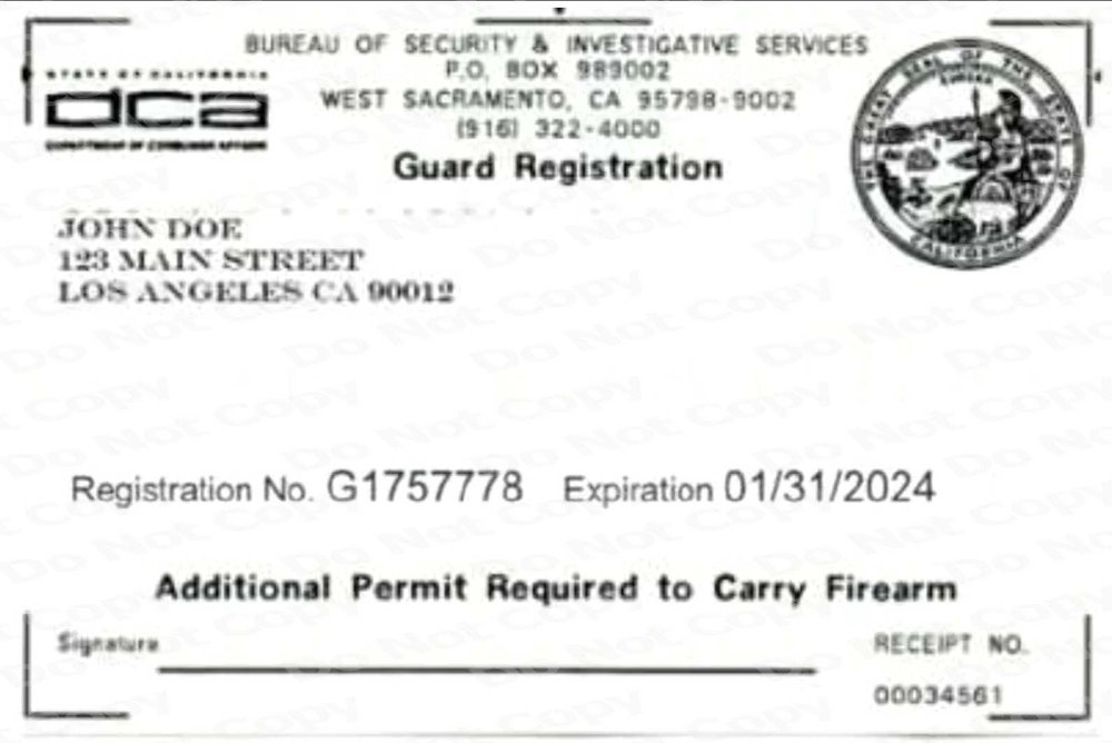 Security Guard Training — CJ's World