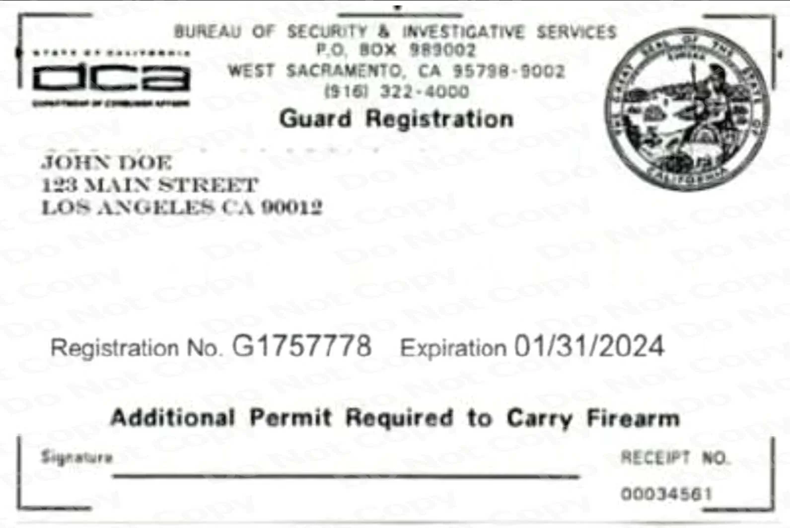 Security Guard Training — CJ's World