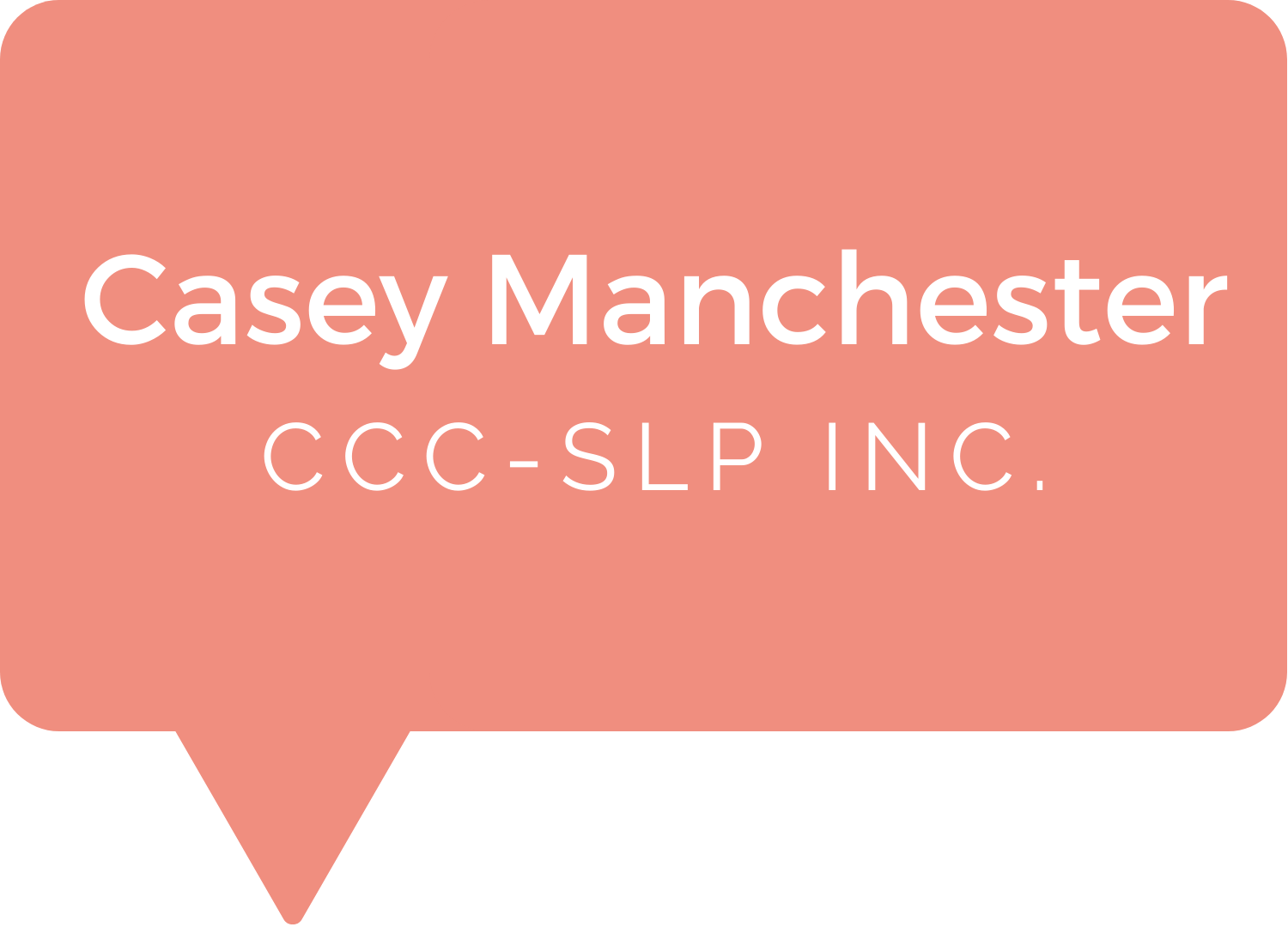 Casey Manchester CCC-SLP