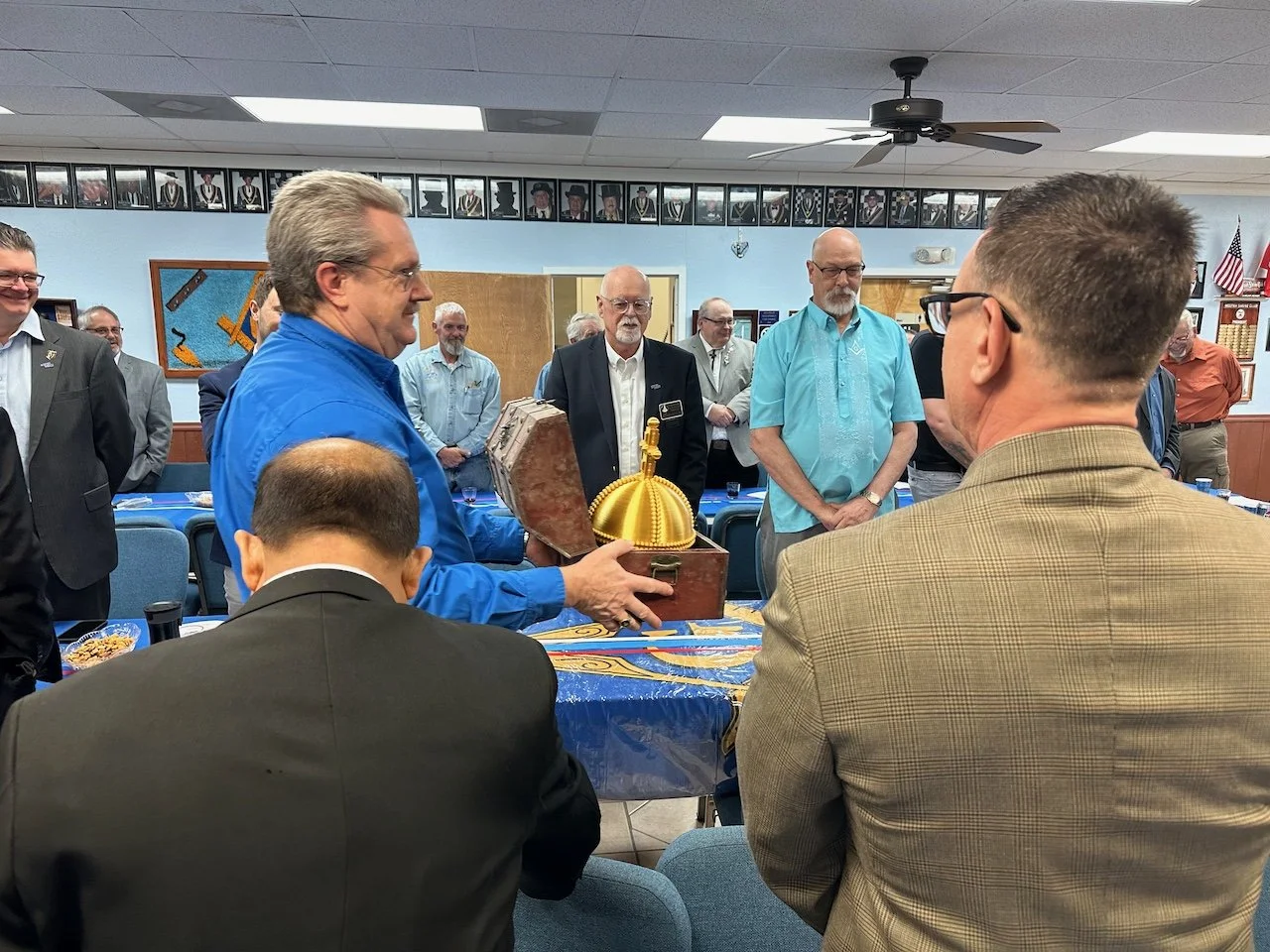 Table Lodge Held in Pahrump — Grand Lodge of Nevada F&AM