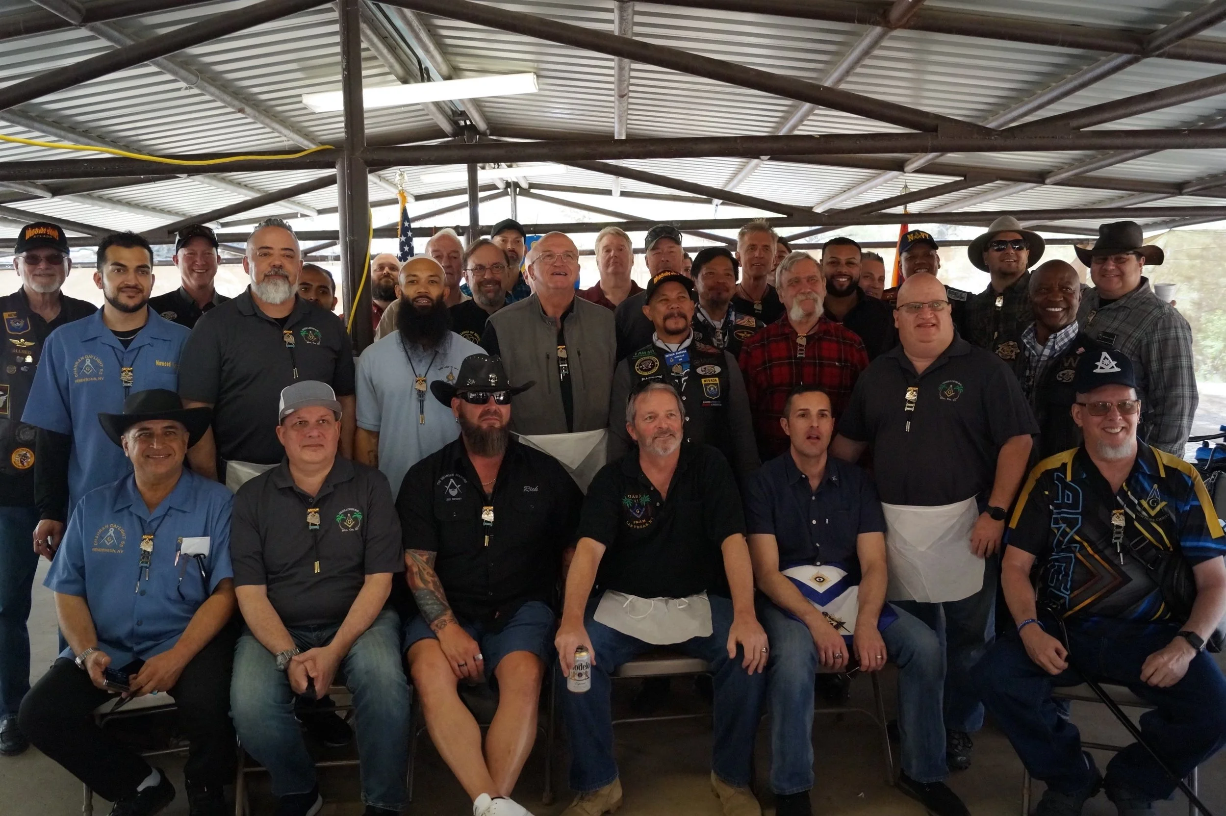 Nevada Brothers Attend Arizona Outdoor Degree — Grand Lodge of Nevada F&AM
