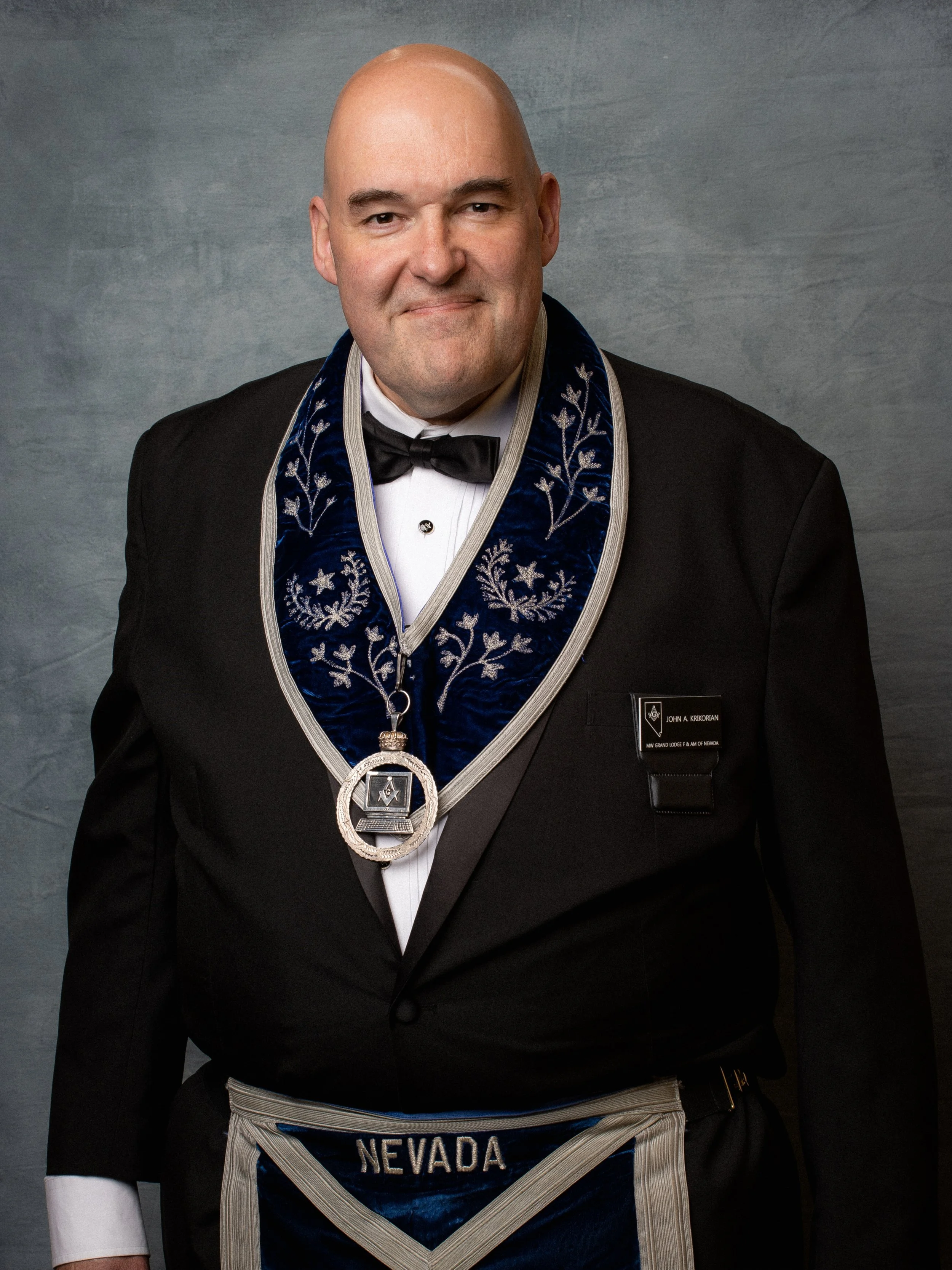 The Grand Master and His Officers — Grand Lodge of Nevada F&AM