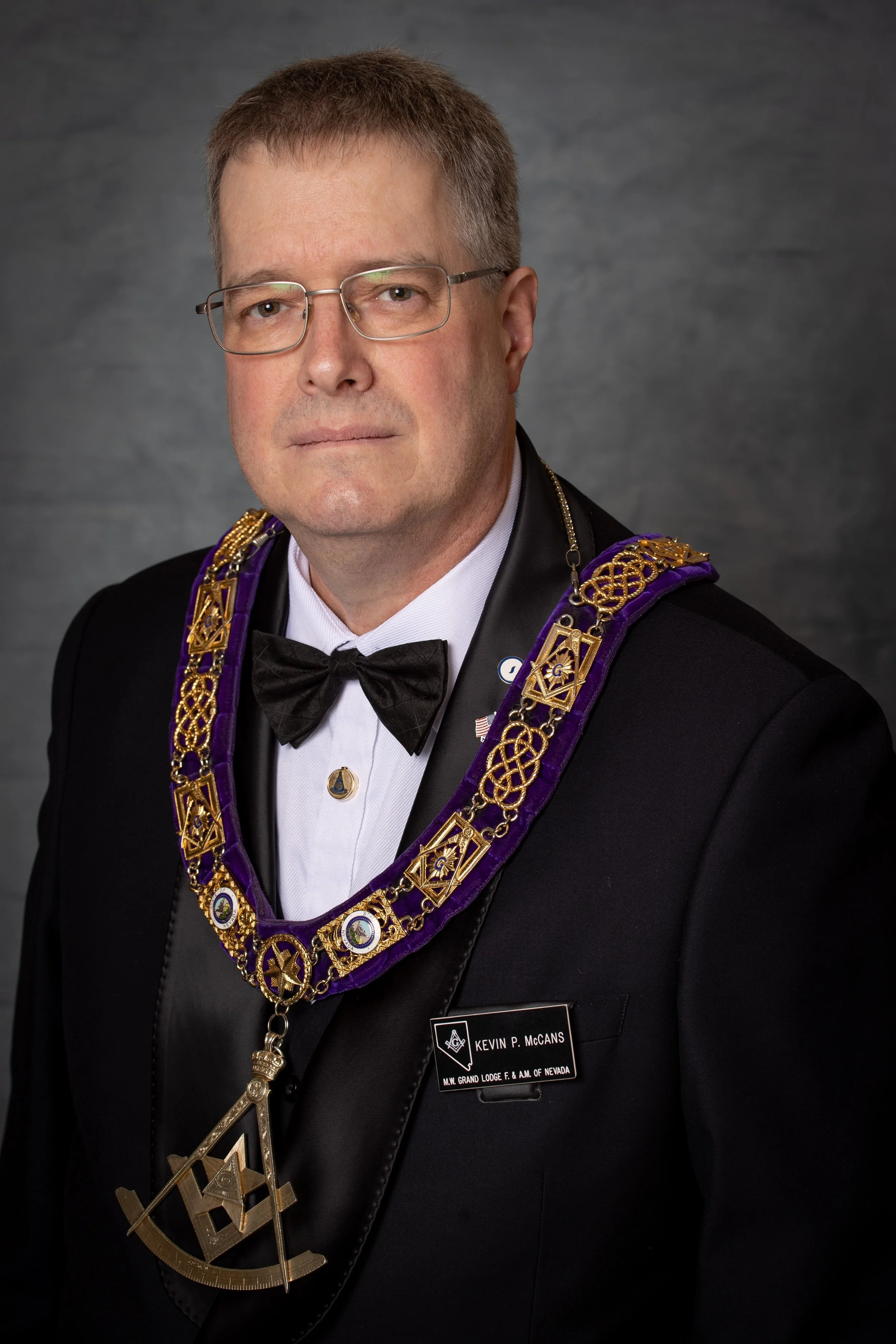 The Grand Master and His Officers — Grand Lodge of Nevada F&AM