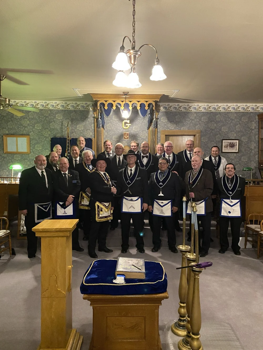 Grand Master Visits Amity #4 — Grand Lodge of Nevada F&AM