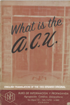 What is the A.C.U. — The ACU