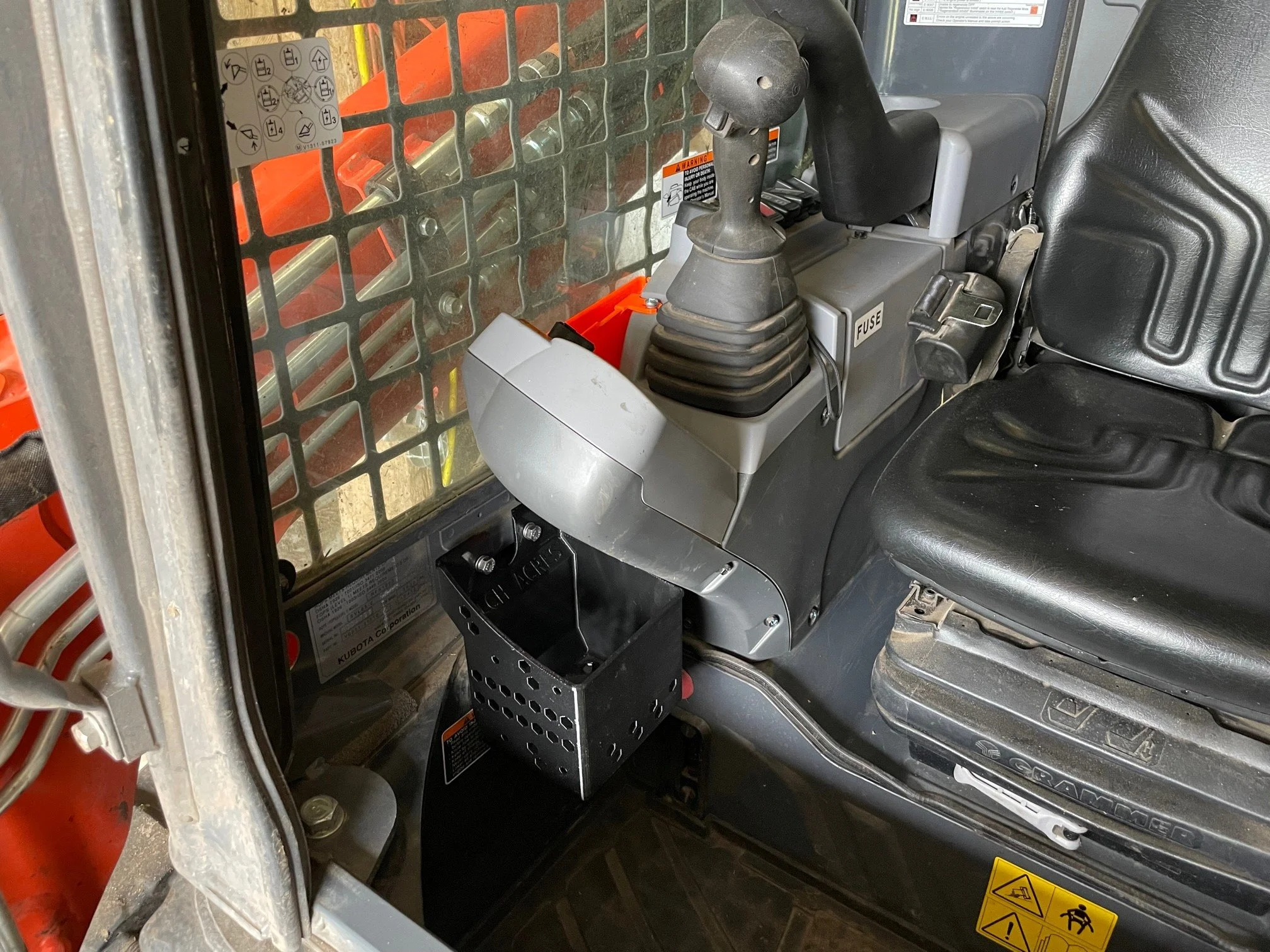 Kubota SVL Fire Extinguisher Mount — Rich Acres Farm