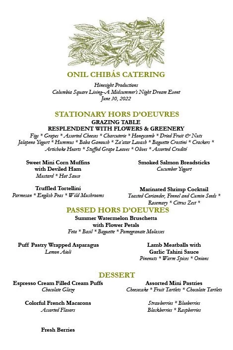 Catering Services + Private Events — DELUXE 1717 | food + wine