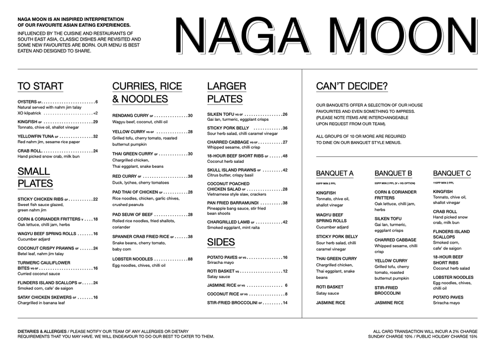 Main Menu — NAGA