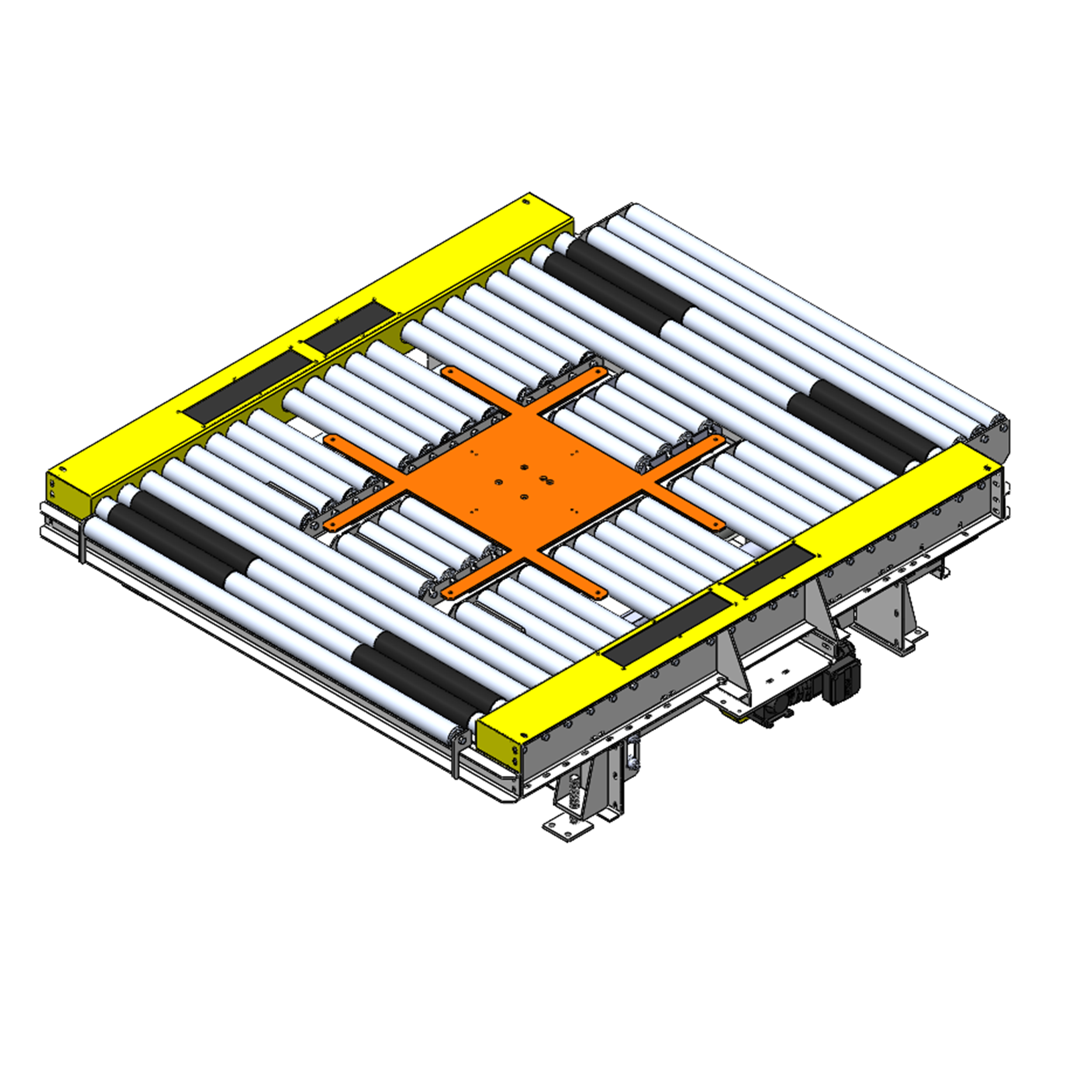 PALLET LIFT AND ROTATE (IRON CROSS) — Prime Conveyor