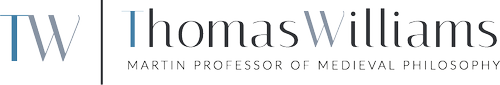 Thomas Williams | Martin Professor of Medieval Philosophy, Georgetown ...
