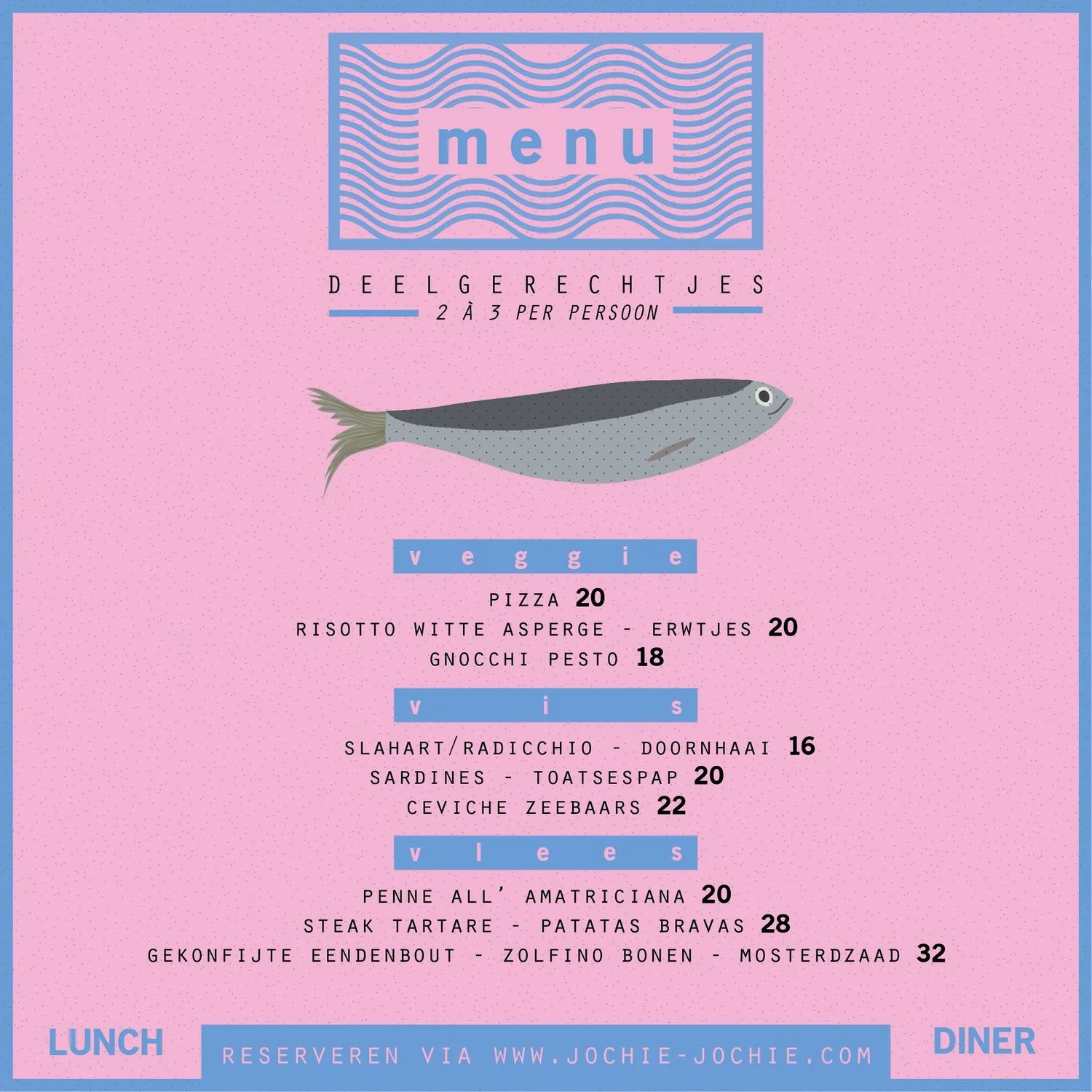 Menu — Jochie - Jochie