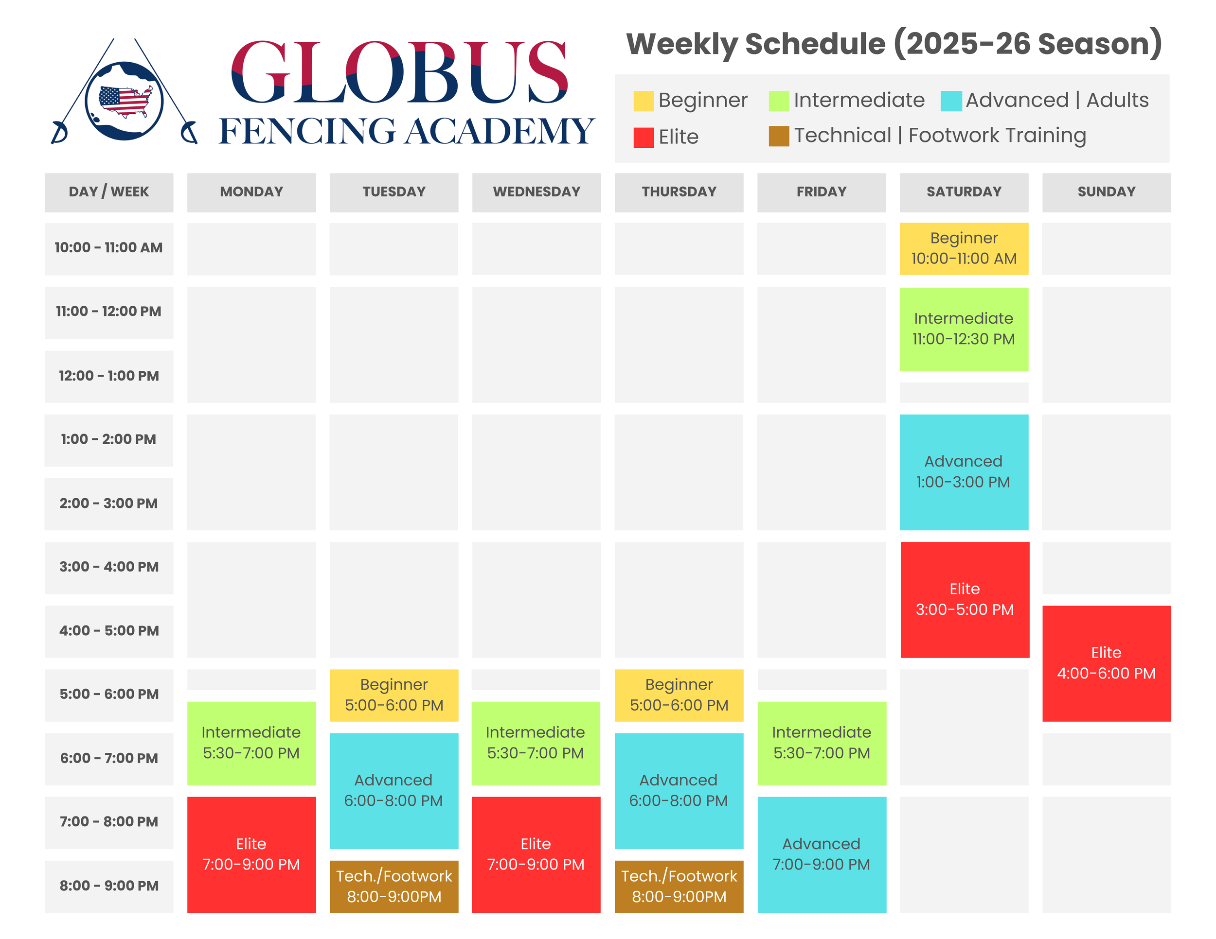 Programs | Elevate Your Fencing Skills - Join Today — Globus Fencing ...