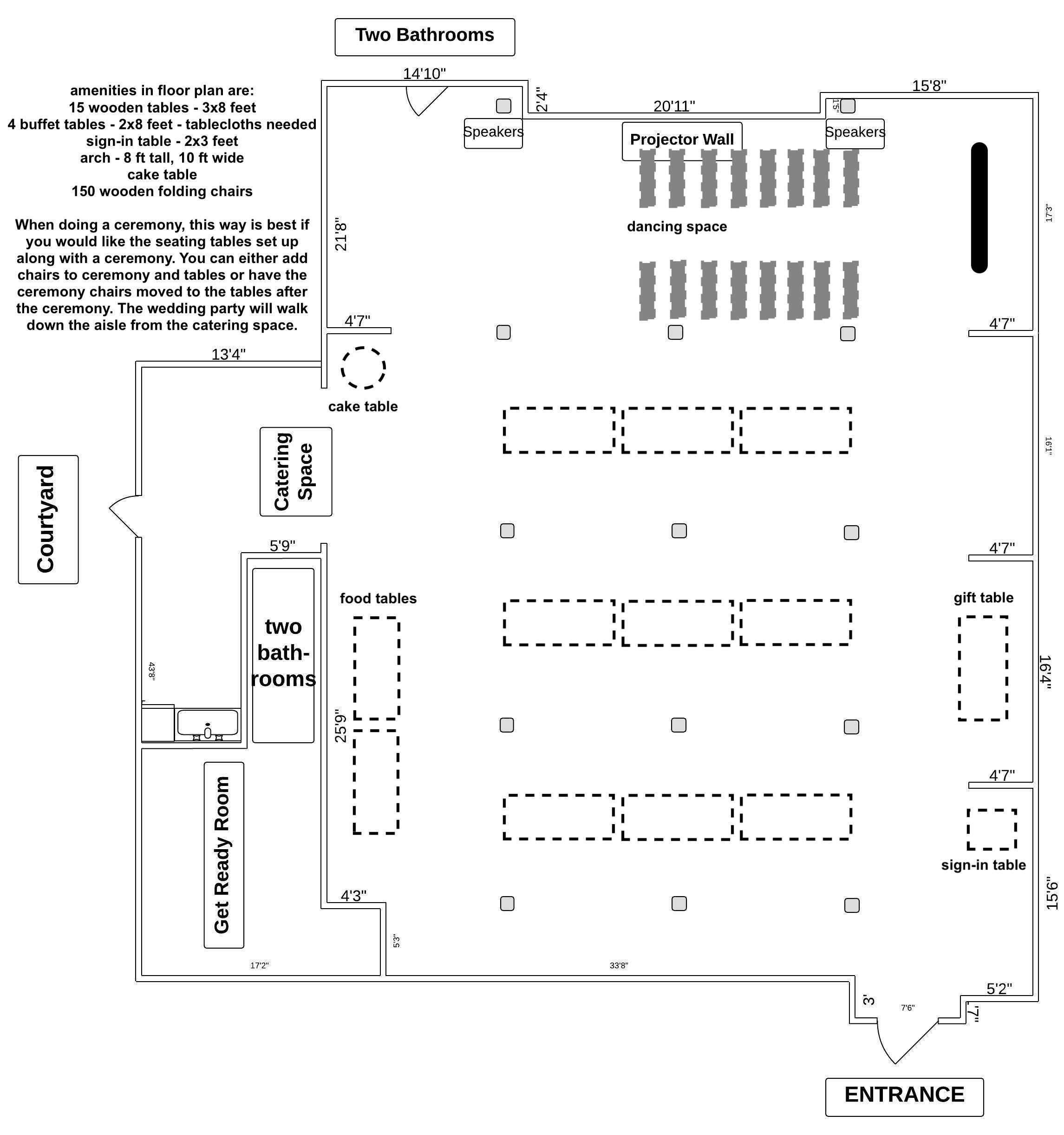 EVENT SPACE FLOORPLAN — THE STARTUP BUILDING