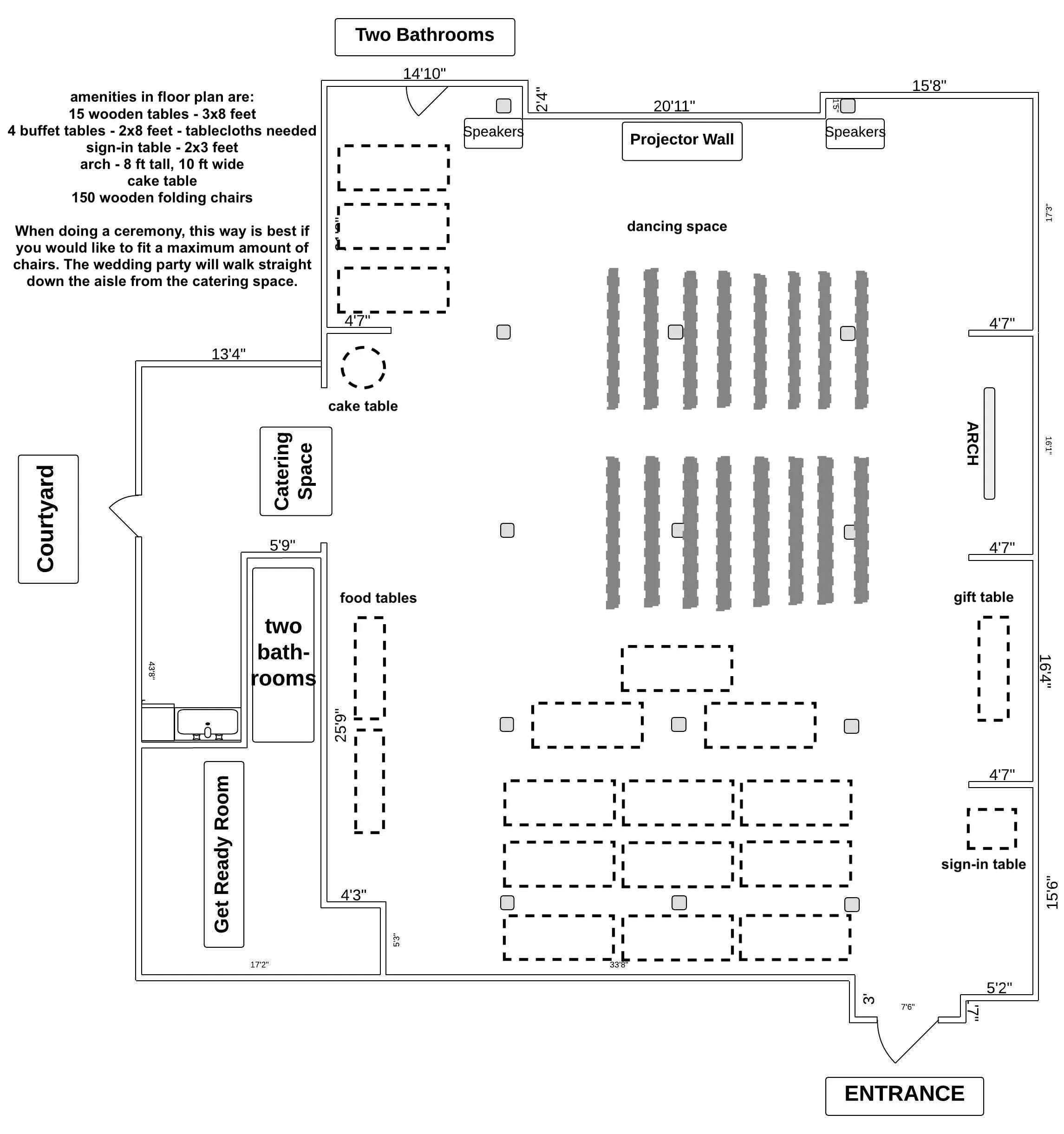 EVENT SPACE FLOORPLAN — THE STARTUP BUILDING