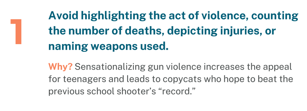 Adolescent Mental Health and Gun Violence Tip Sheet — Center for ...
