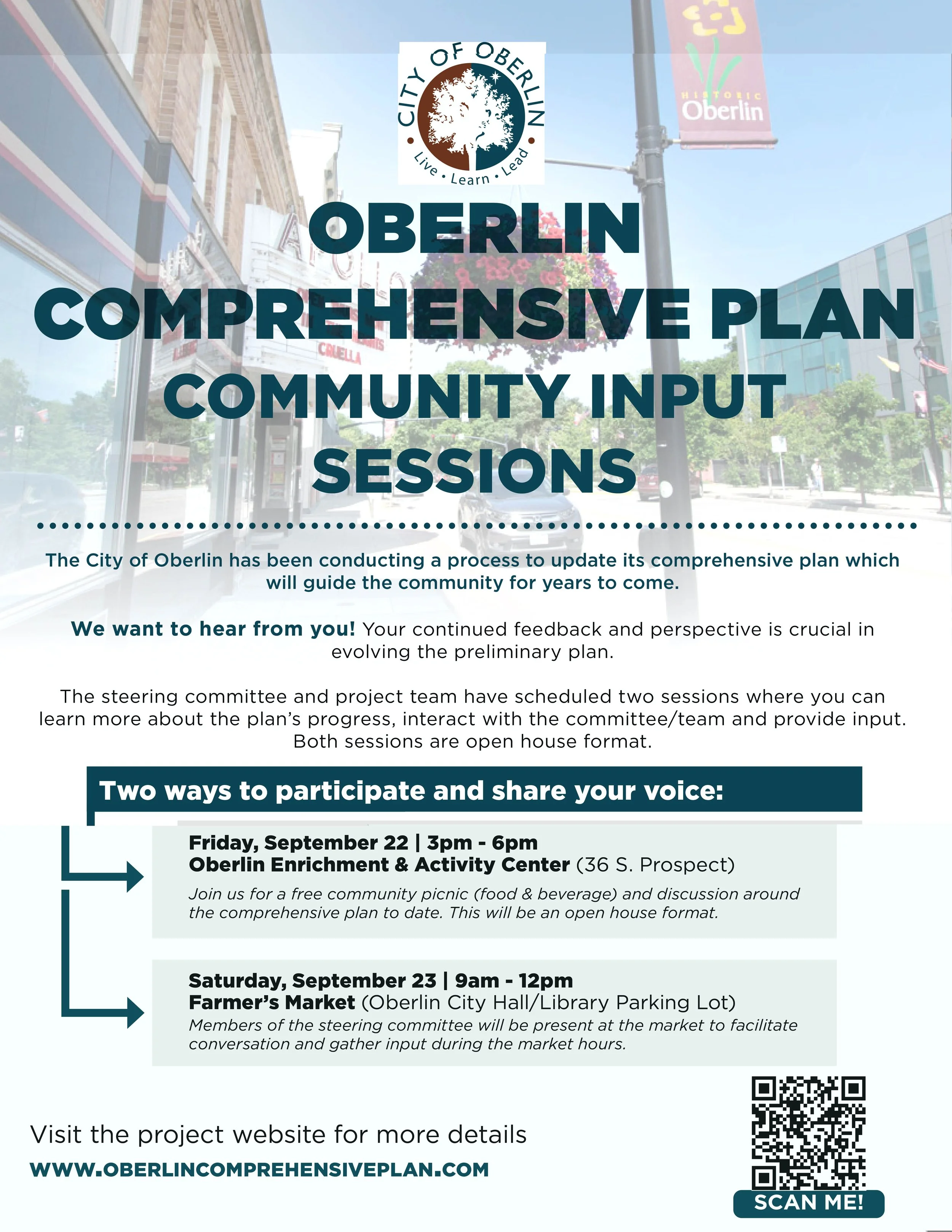 Get Involved — Oberlin Comprehensive Plan