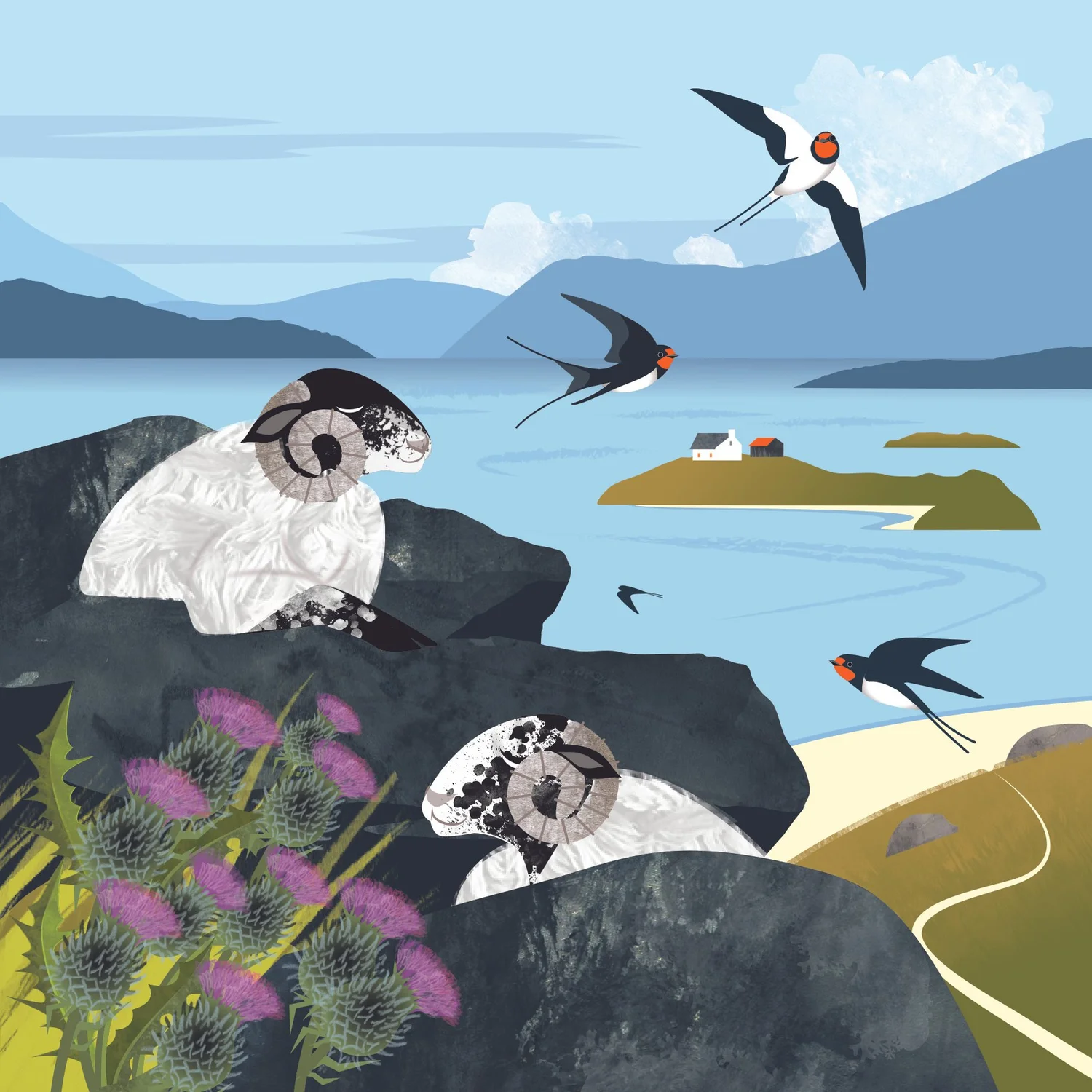 Greetings Cards — Rachel Hudson Illustration | Illustrating The Natural ...
