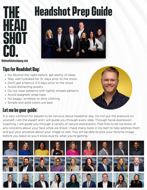 Headshot Prep Guide — The Headshot Company