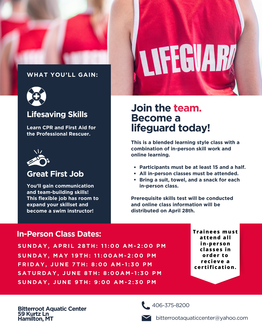 Bitterroot Aquatic Center