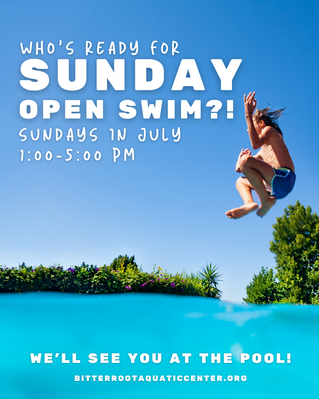 Outdoor Open Swim — Bitterroot Aquatic Center