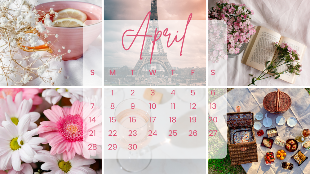 FREE April 2024 Wallpapers — Afterglow Plans