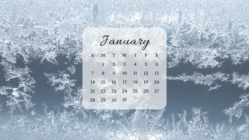 FREE January 2024 Wallpapers — Afterglow Plans