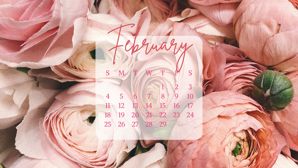 FREE February 2024 Wallpapers — Afterglow Plans