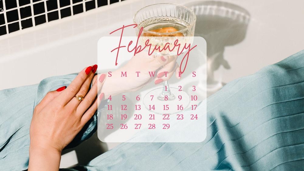 FREE February 2024 Wallpapers — Afterglow Plans