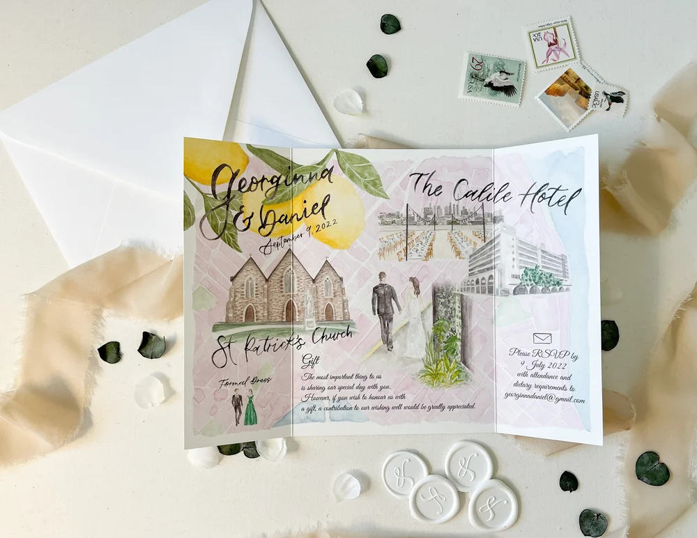 Custom Wedding Maps — JENNY LEMOINE DESIGN