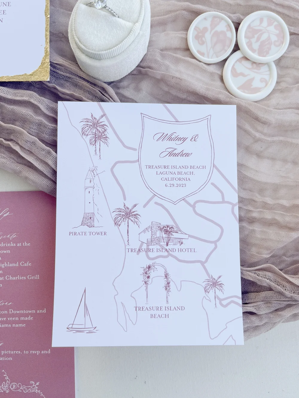 Custom Wedding Maps — JENNY LEMOINE DESIGN
