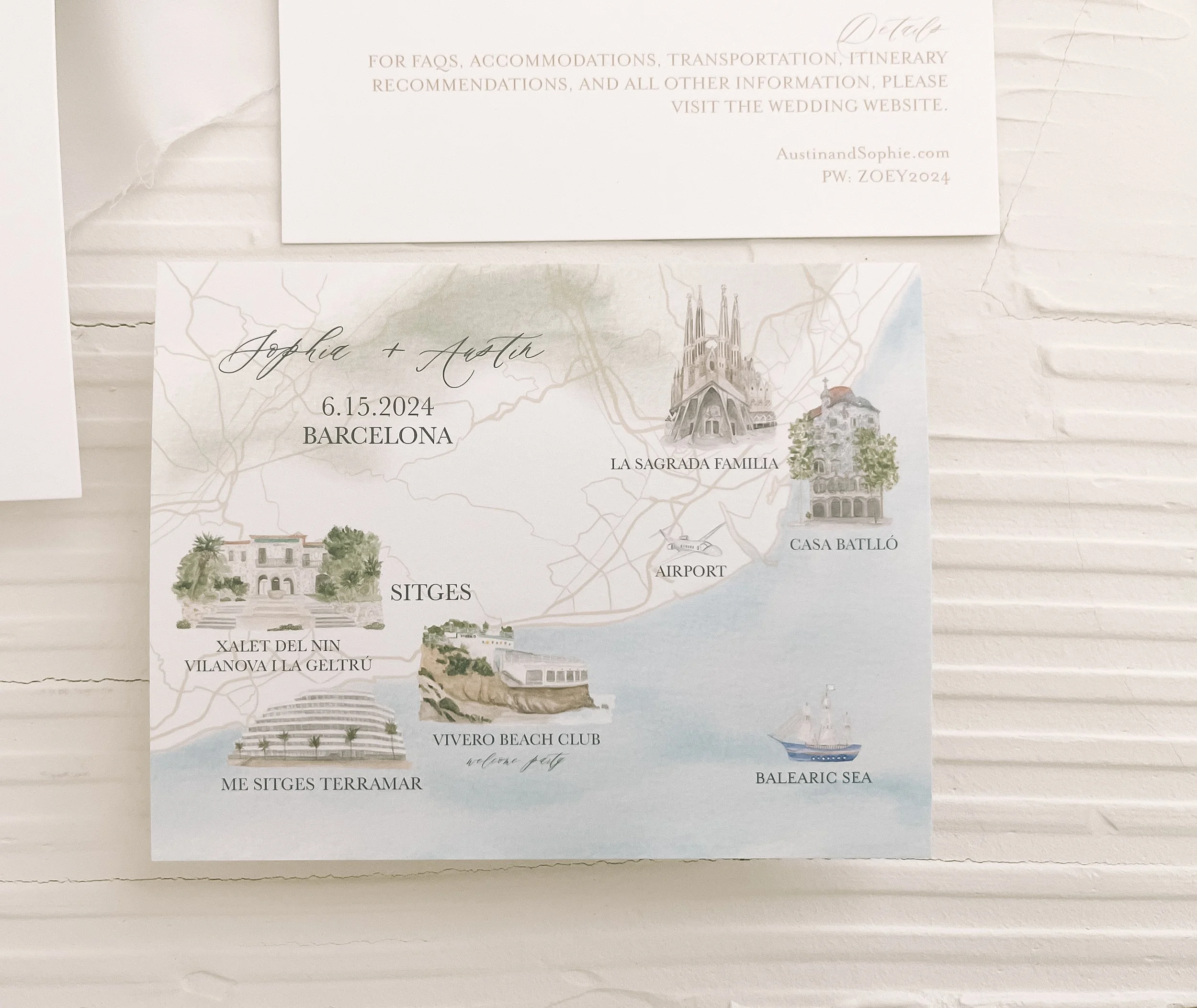 Custom Wedding Maps — JENNY LEMOINE DESIGN