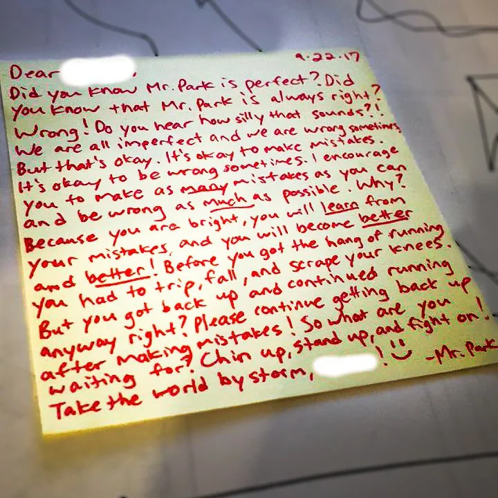 The Power of a Sticky Note — Teacher Daydreamer