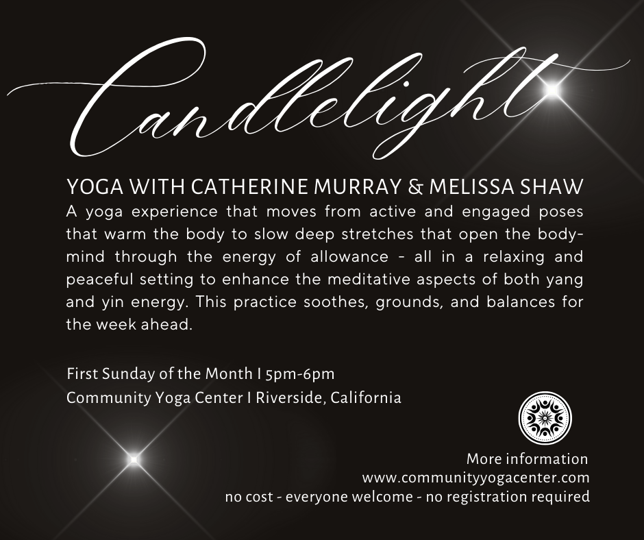 MONTHLY CALENDAR + DAILY OFFERINGS — COMMUNITY YOGA CENTER