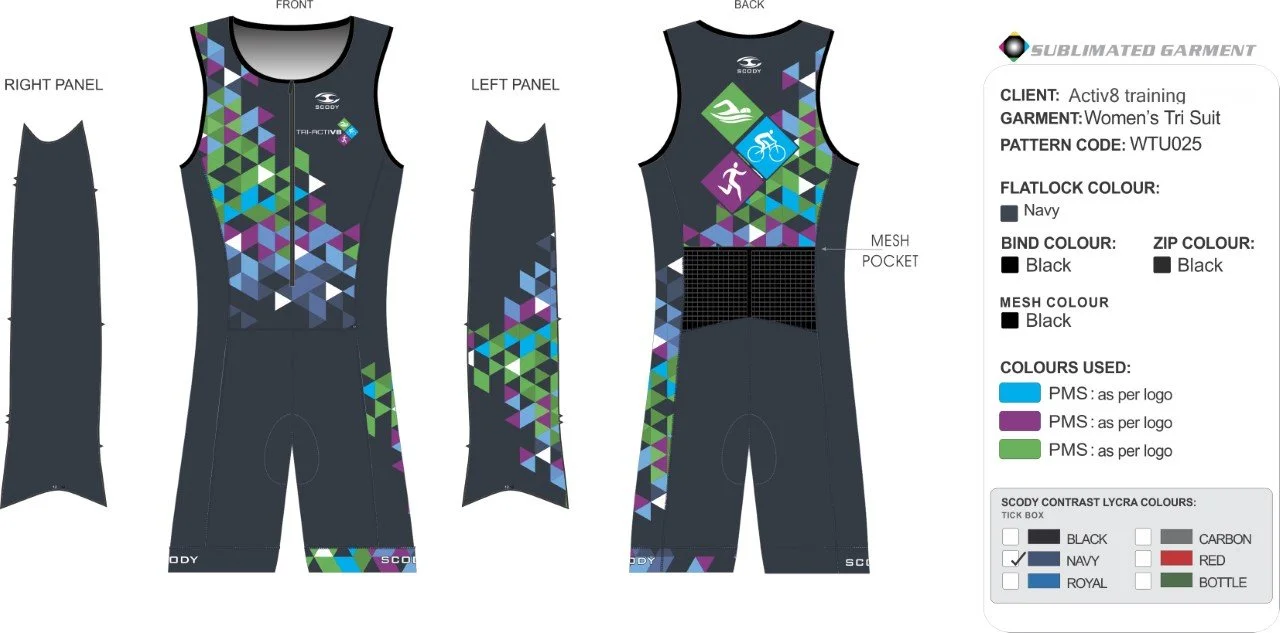 Junior Triathlon Suit — Tri-ActiV8 | Coaching & Event Management