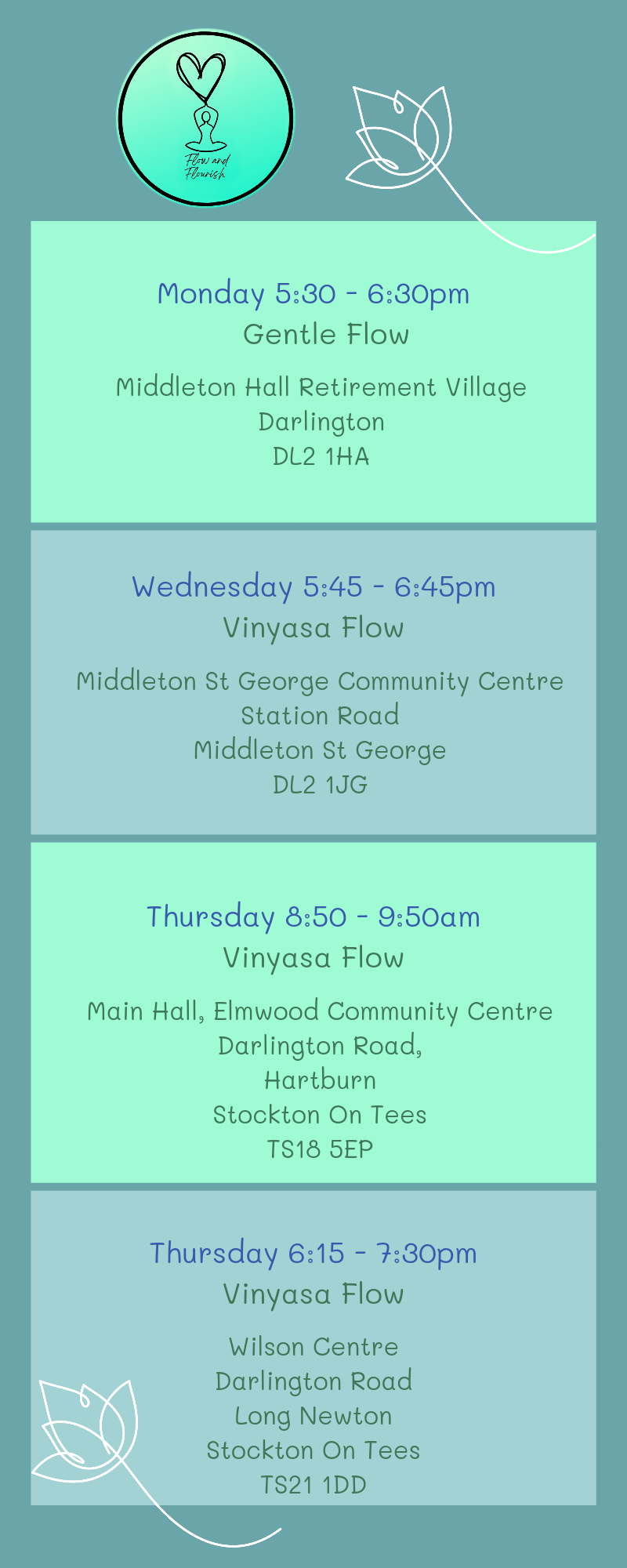 Our locations — Flow and Flourish