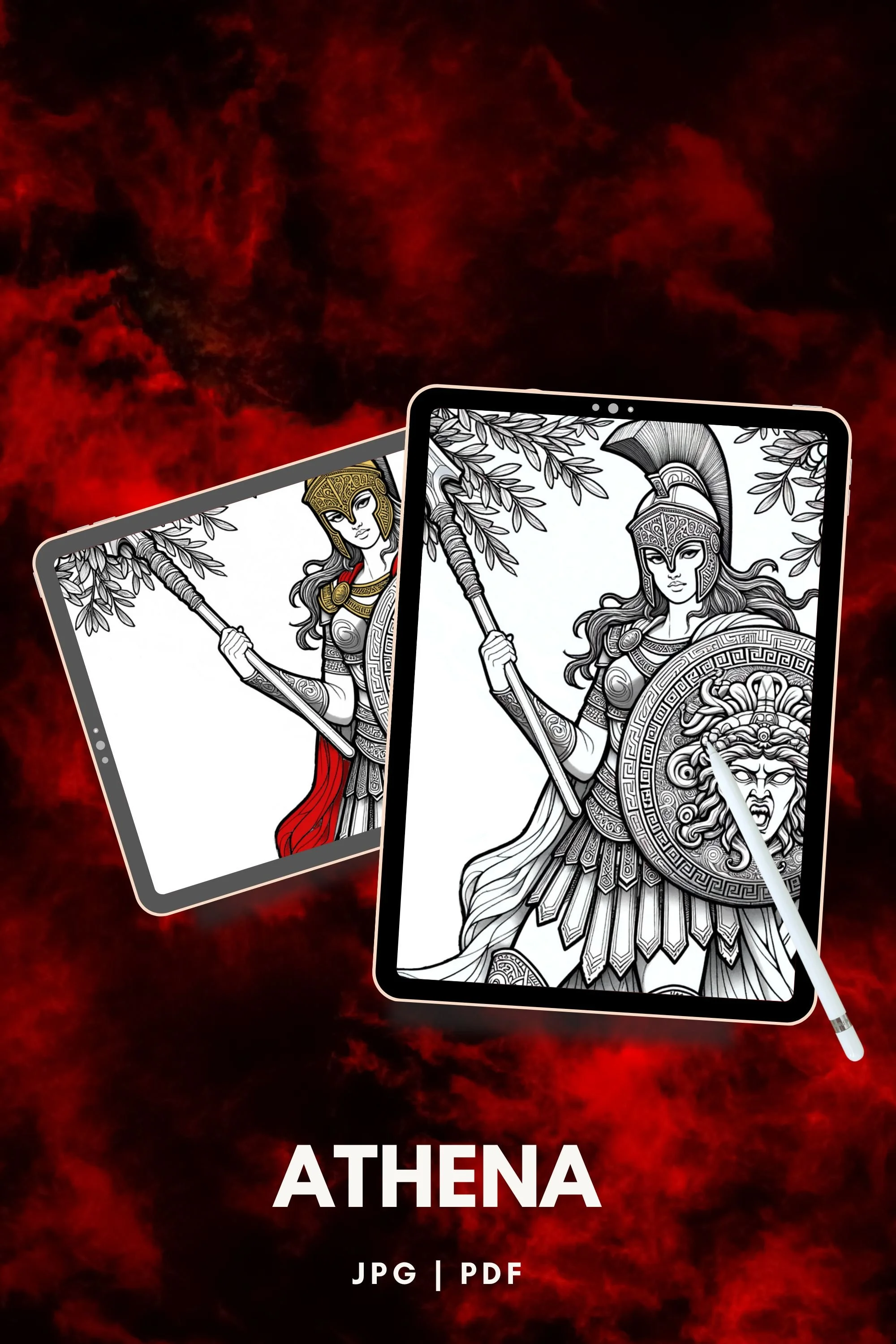 Hades Coloring Page | Spartan Empire Design